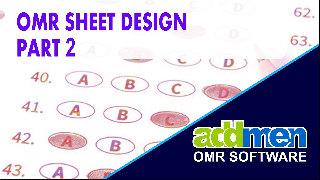 Sheet Design Part 2: How to Design a OMR Sheet Template from Blank ...