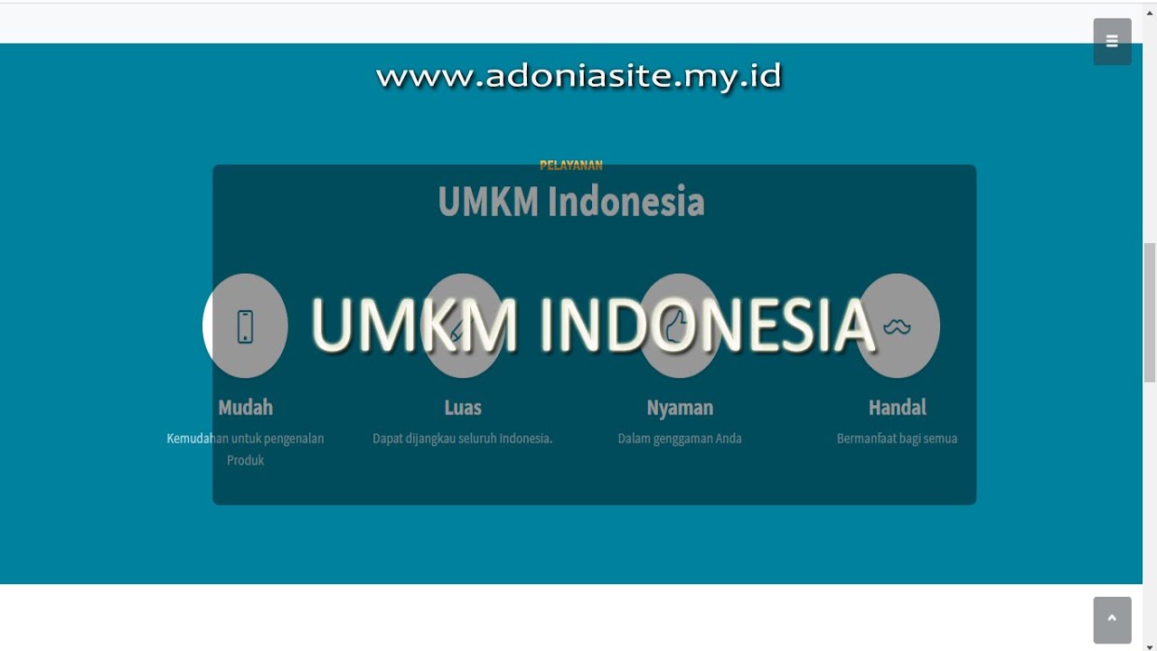 Sistem Informasi UMKM Indonesia - YouTube