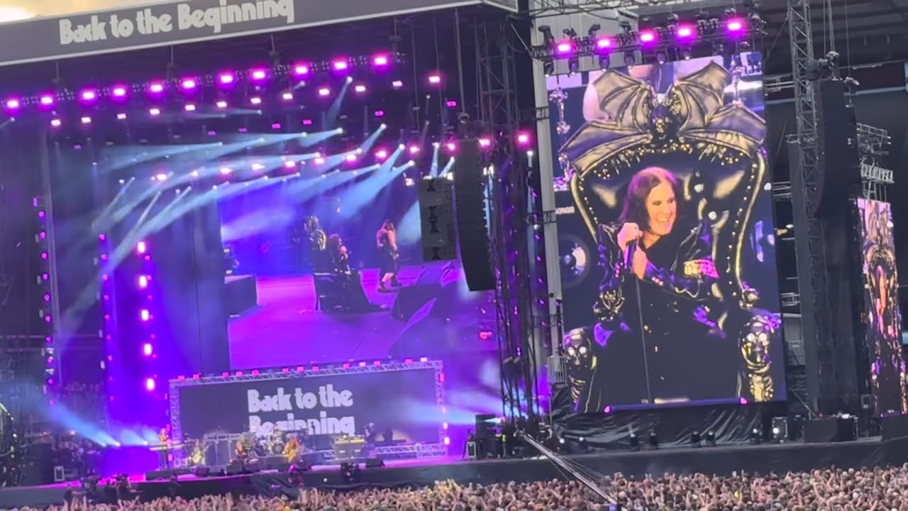 Back to the beginning Ozzy Osbourne final show 07 05 2025 Villa Park ...