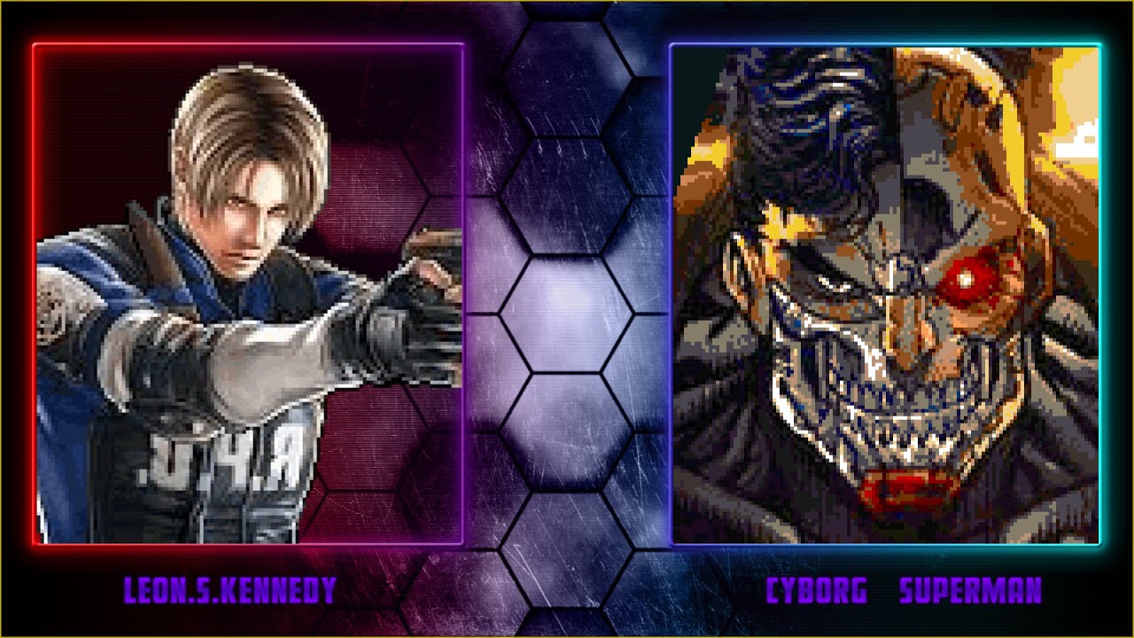 Mugen: Leon Kennedy vs Cyborg Superman - YouTube