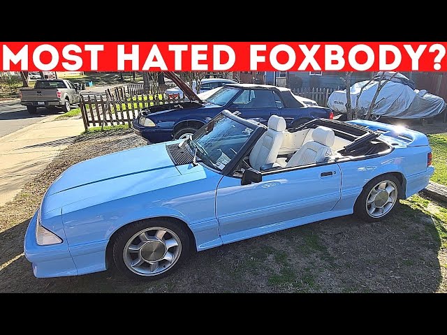 Blue Fox Body Mustang Convertible