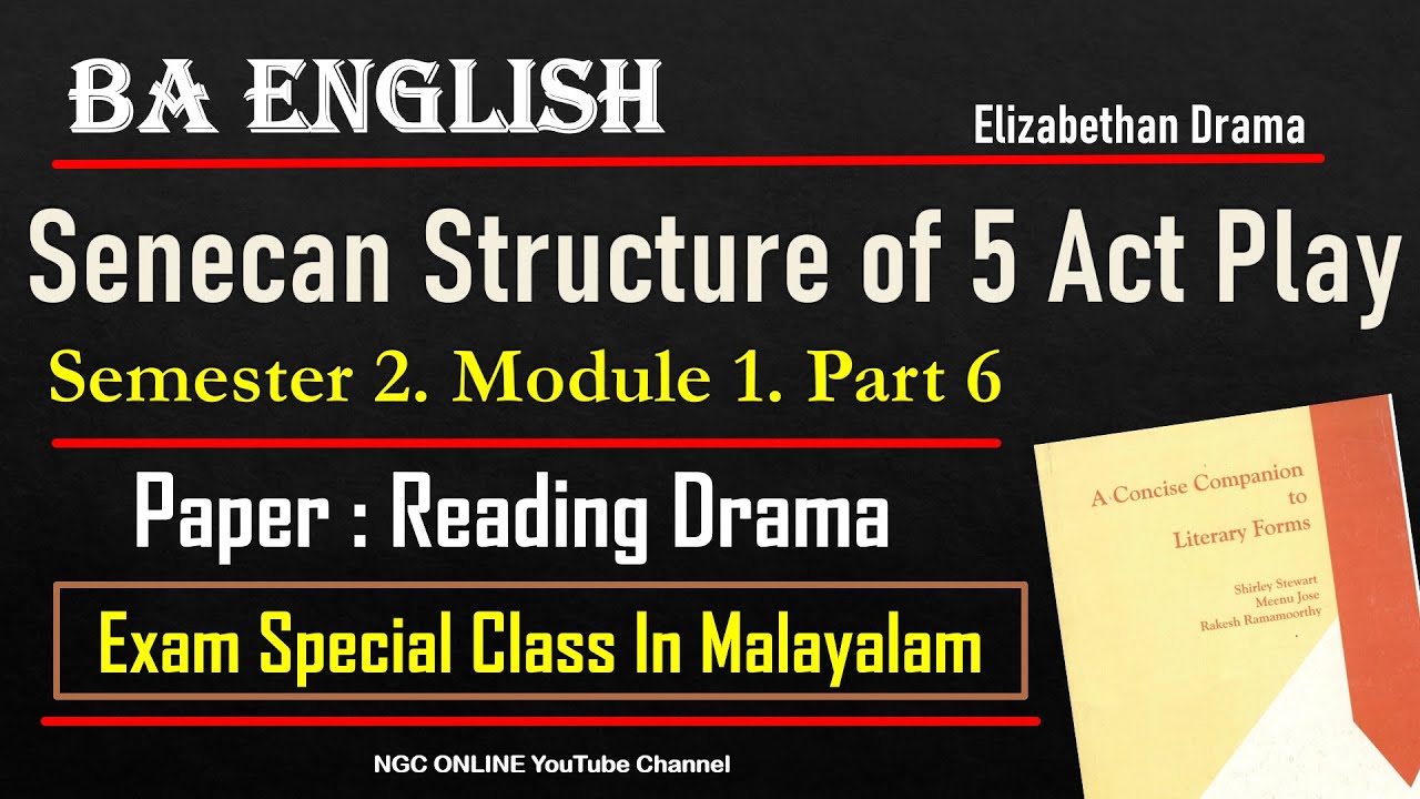 Senecan Structure of Five Act Play | Elizabethan Drama | S2 BA English ...