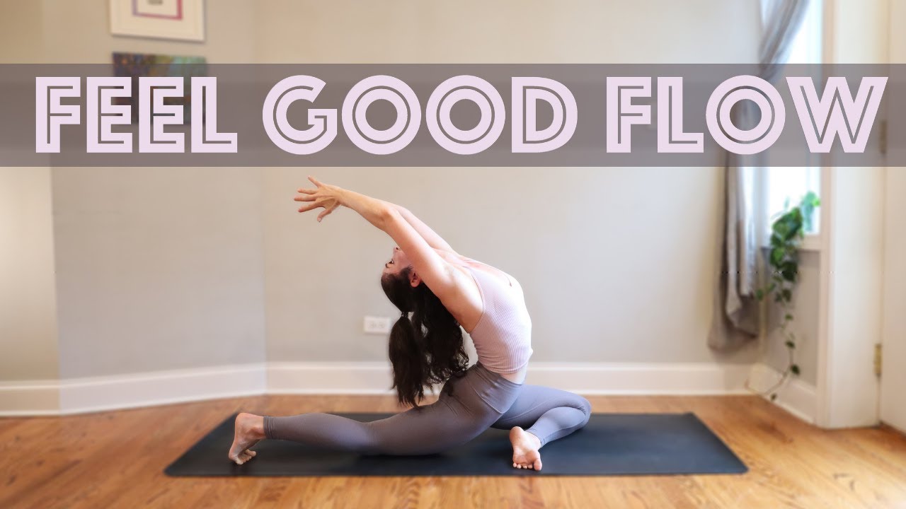 Full Body Feel Good Vinyasa Flow - 30-Minute Intermediate Yoga Class ...