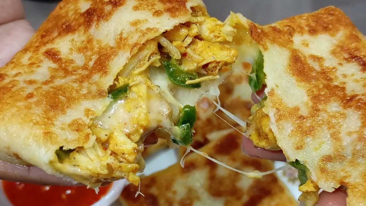 Chicken cheese Crepes Recipe | How to Make Chicken Crepes | Iftar ...