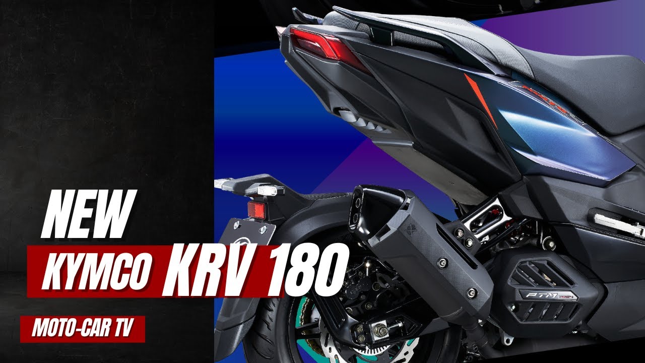 KYMCO KRV 180 Specifications and Features | MOTO-CAR TV - YouTube