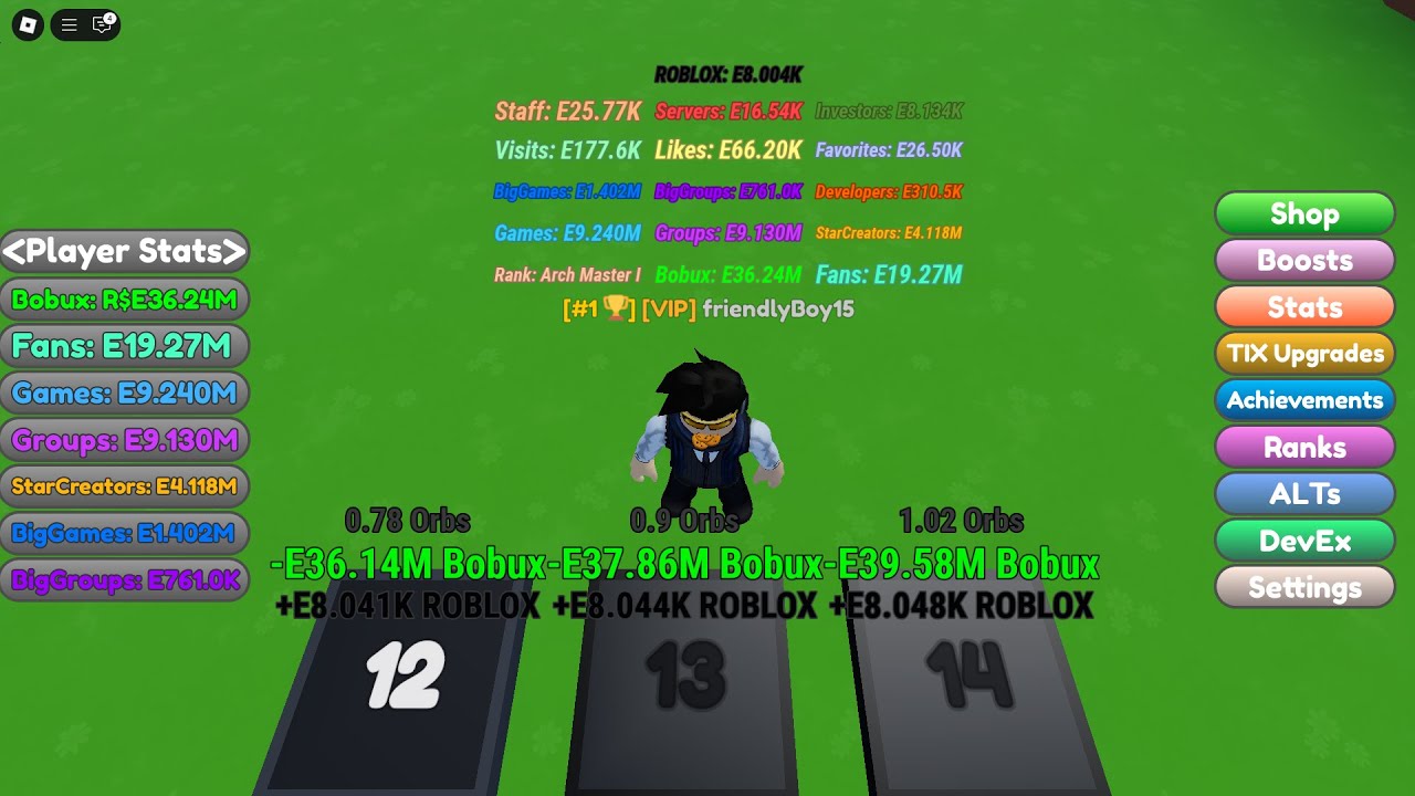 Getting the 12th Roblox Stat Button in Button Bobux Simulator! - YouTube