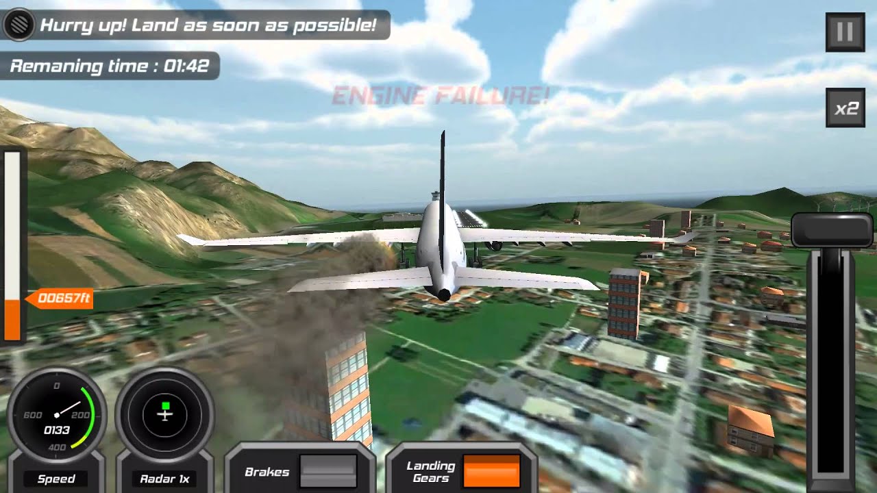 Flight Pilot -- Airbus 333 Engine Failure - YouTube