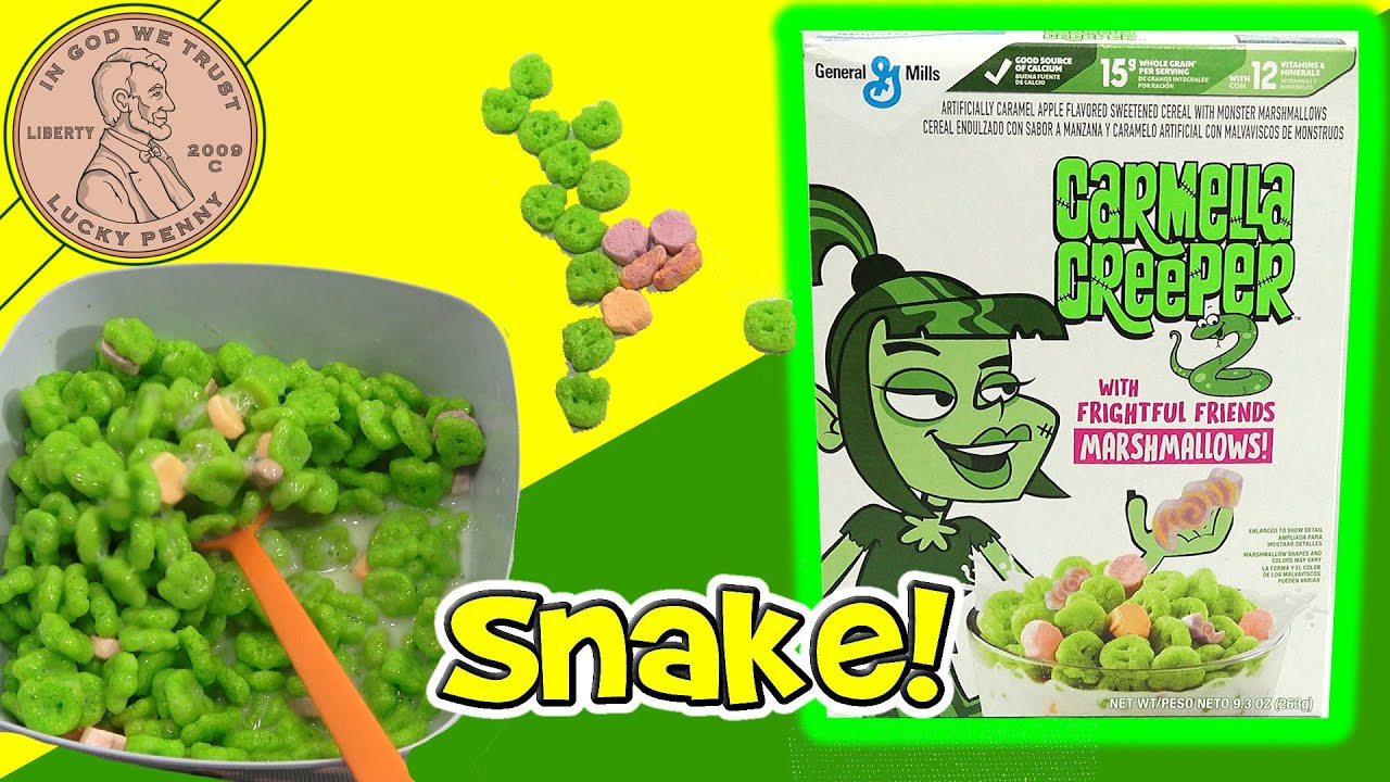 Halloween Carmella Creeper General Mills Breakfast Cereal Taste Test ...