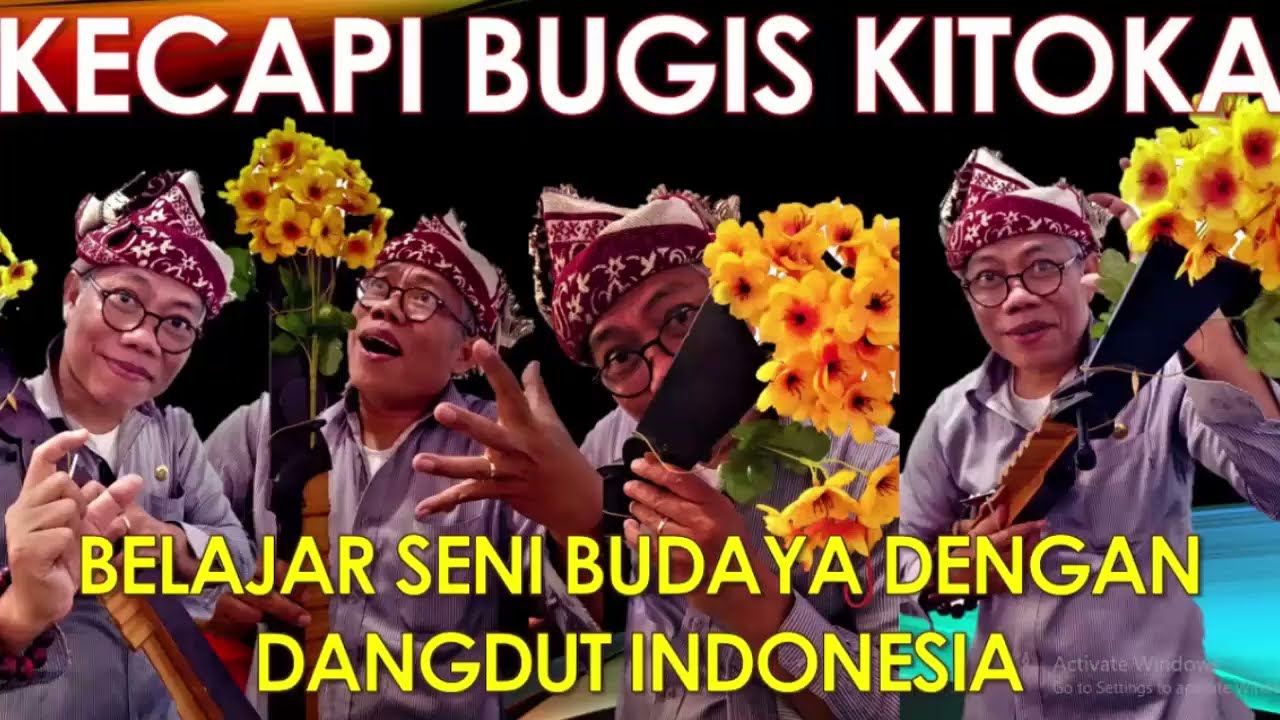 Seni Budaya-Kecapi Bugis Kitoka berdangdut Indonesia@Andi Agussalim AJ ...