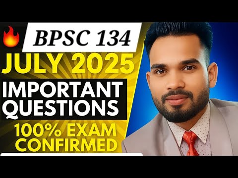 "BPSC 134 Important Questions June 2025 🔥 | 100% Real Exam Target ...