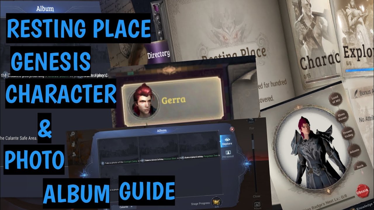 MU ORIGIN 3 ASIA RENTING PLACE GENESIS CHARACTER AND PHOTO ALBUM GUIDE ...