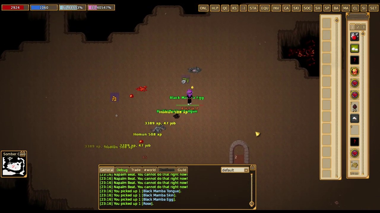 The Mana World 2: Moubootaur Legends [ManaPlus] - Grinding Mambas and ...