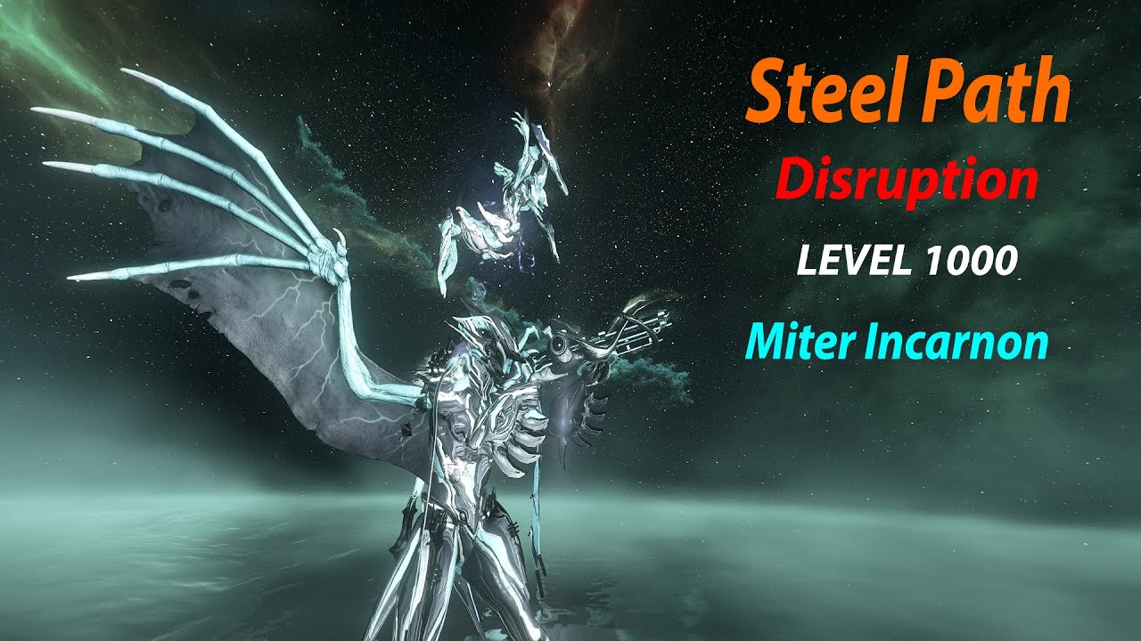 Warframe Steel Path Solo Disruption level 1000 | ZEPHYR PRIME + MITER ...