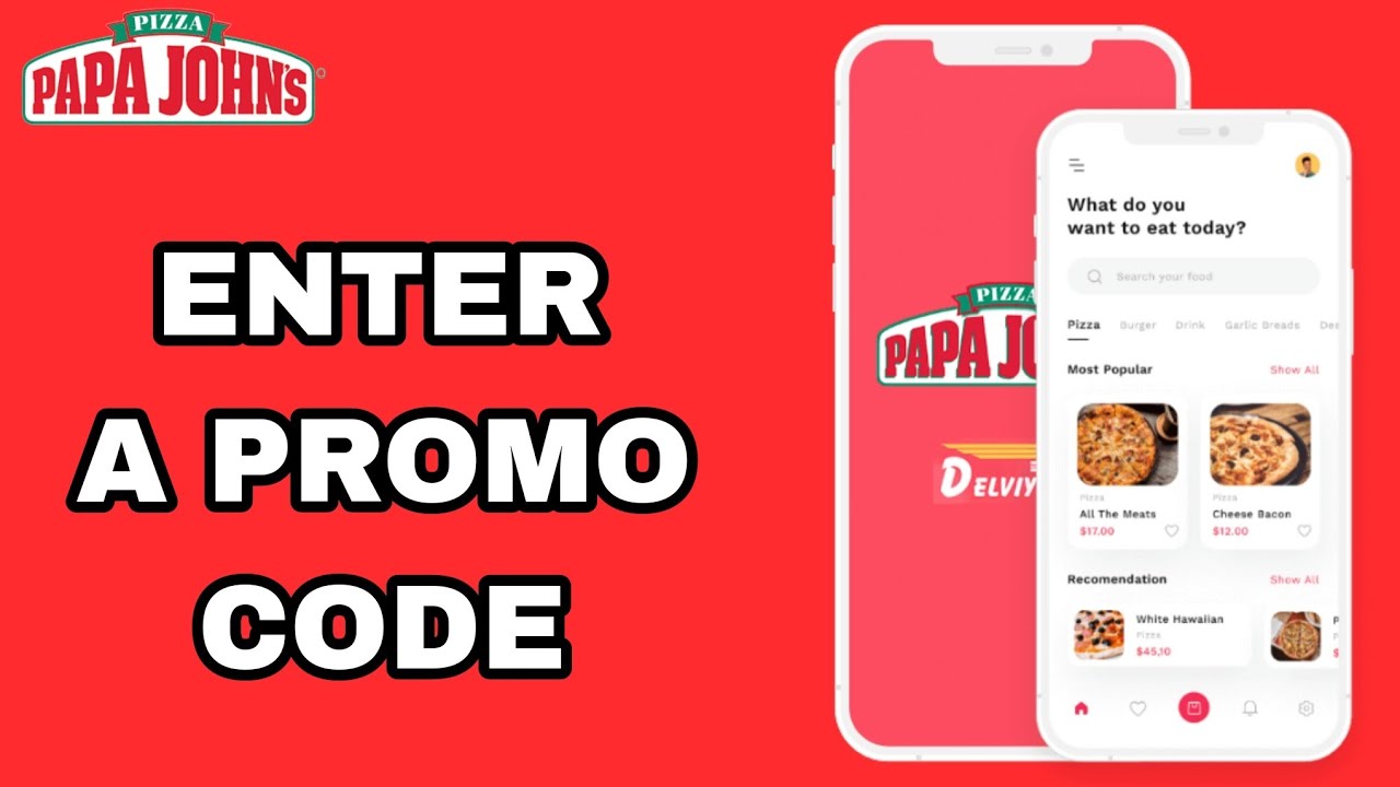 How To Enter A Promo Code On Papa Johns App - YouTube