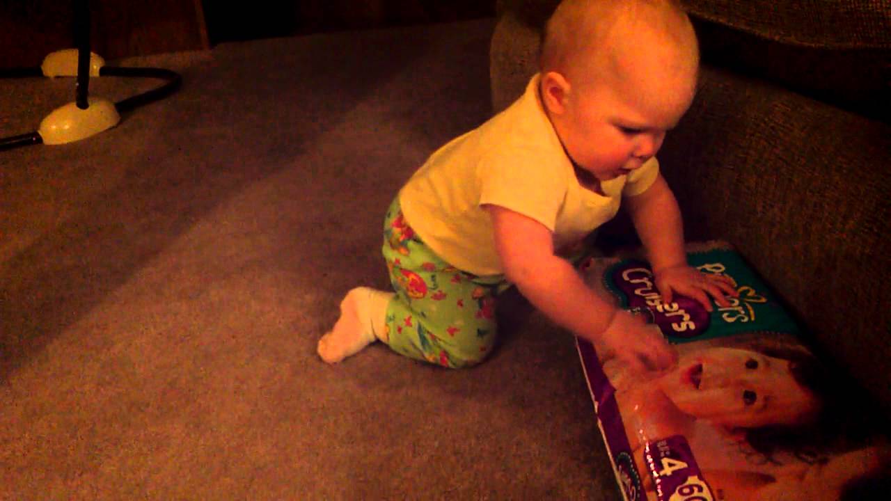 Kissing the diaper baby! (2-23-2012) - YouTube