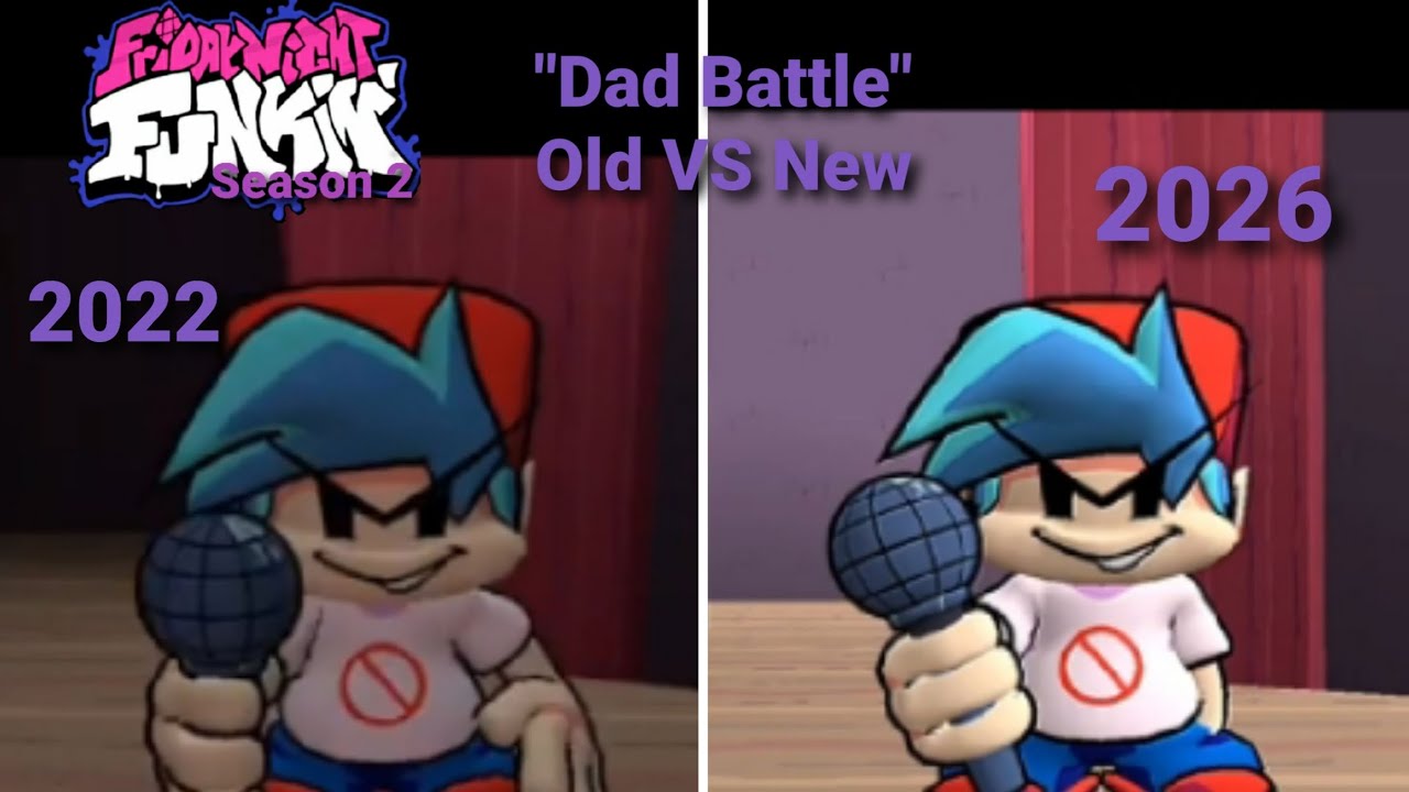 FNF Shorts S2 "Dad Battle" | Old VS New - YouTube