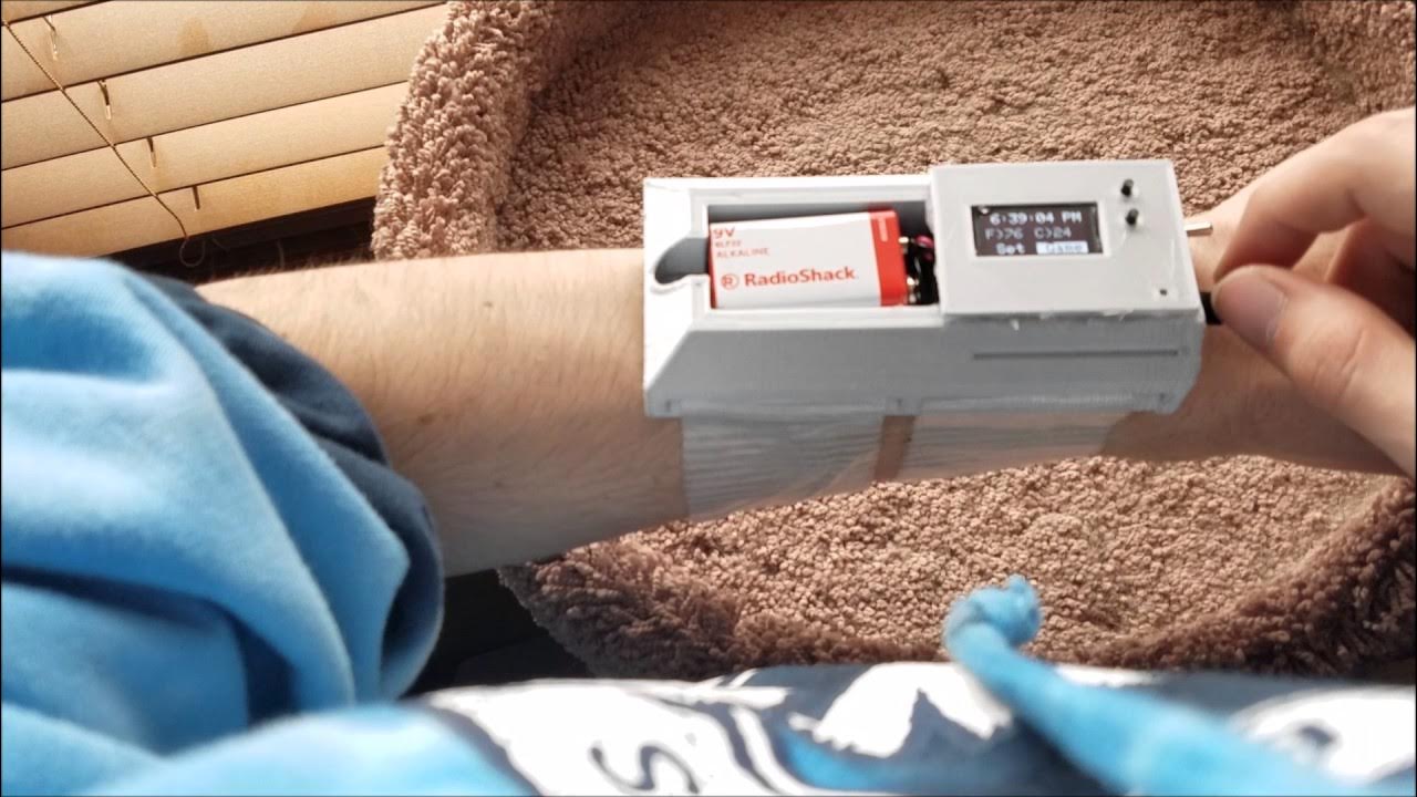 Wrist Mounted Arduino Nano - YouTube