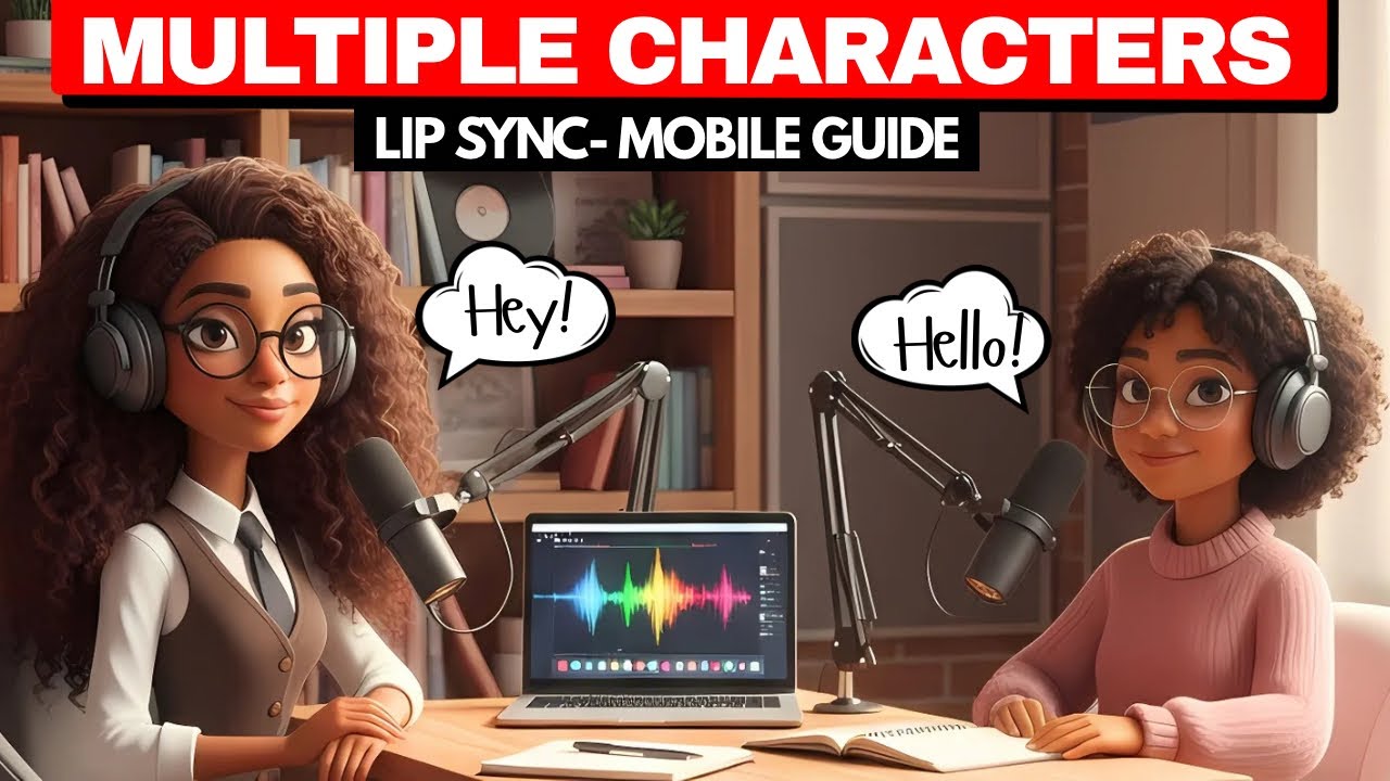 Multiple lip sync characters from your PHONE (EASY) - YouTube