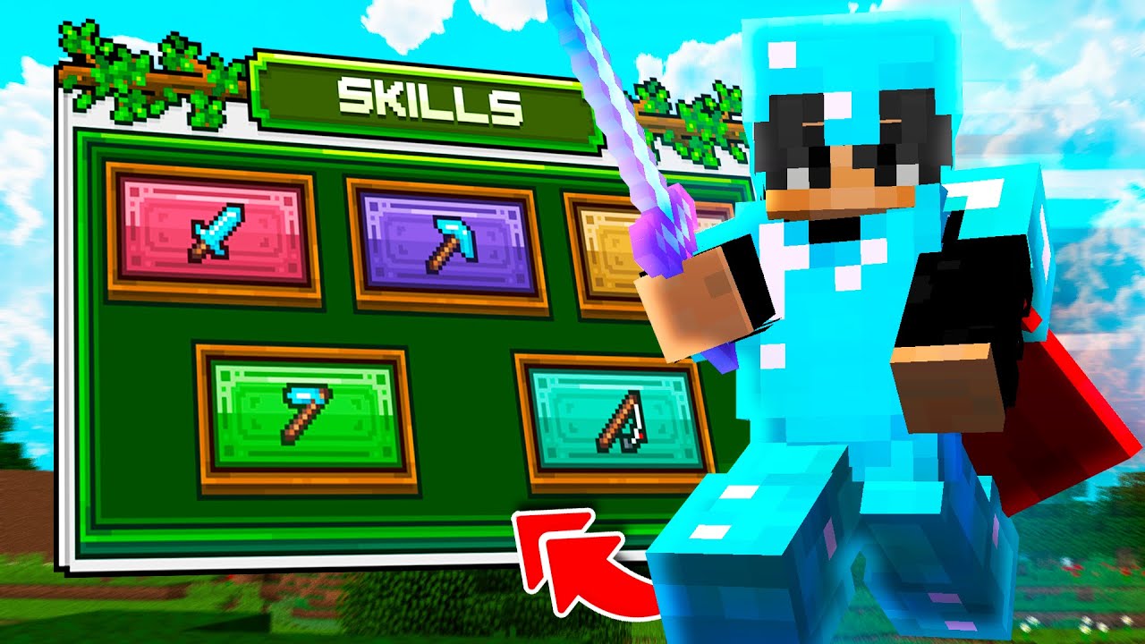 THE BEST WAY TO LEVEL UP YOUR SKILL LEVEL ON SKYBLOCK... | Minecraft ...