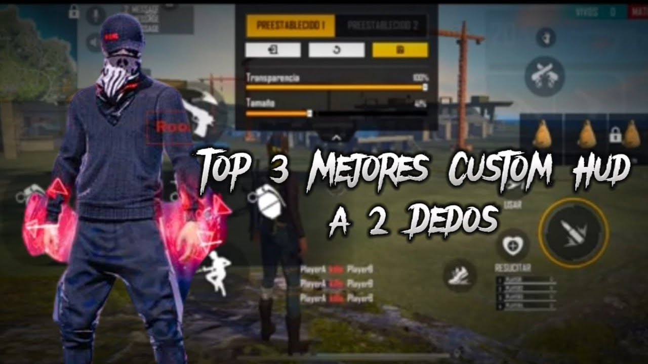 Top 3 Mejores custom hud a 2 Dedos - YouTube