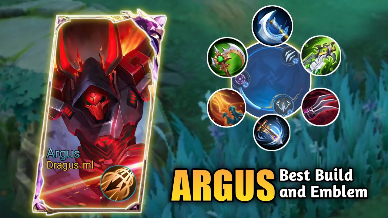 New Season Argus Best Build and Emblem in Solo Ranked Game 2024 | MLBB ...