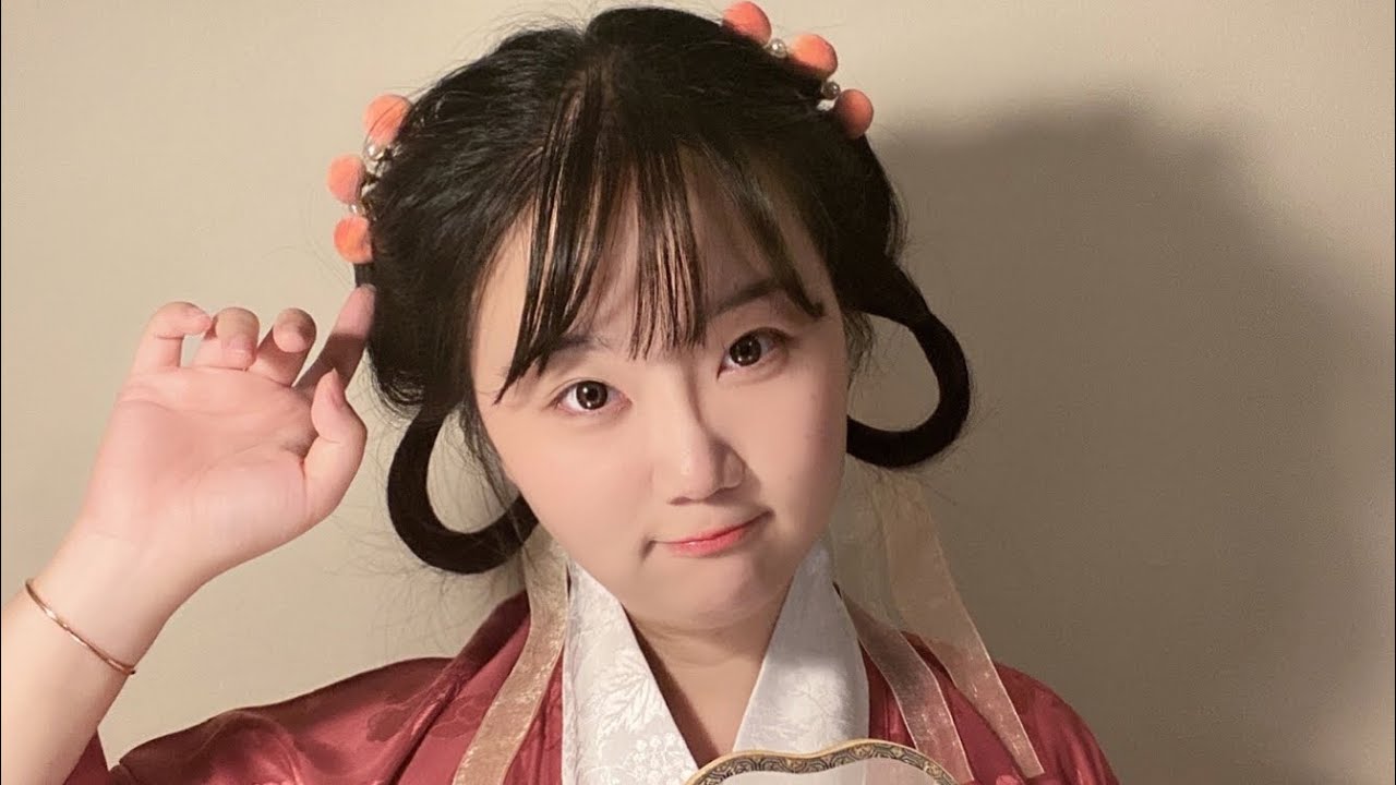 Chinese hanfu hairstyle tutorial | 超可爱汉服发型｜漢服編髮 - YouTube