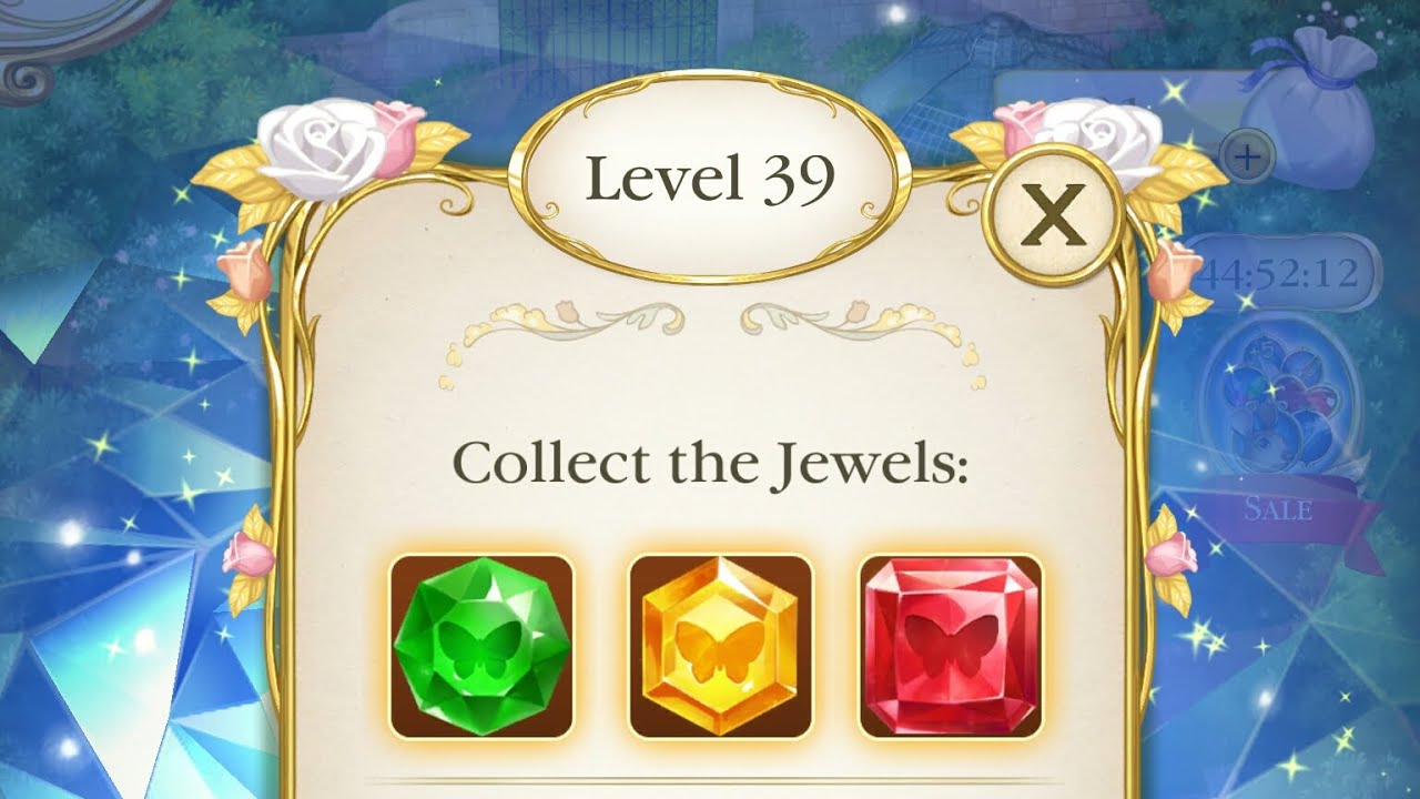 [Cinderella Free Fall] level 39 [Disney] - YouTube