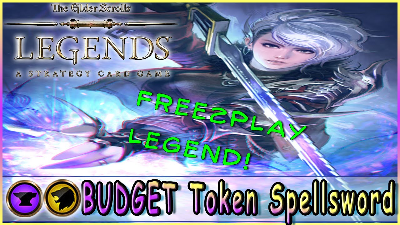 TES LEGENDS | BUDGET Midrange Token Spellsword Endurance Willpower Deck ...