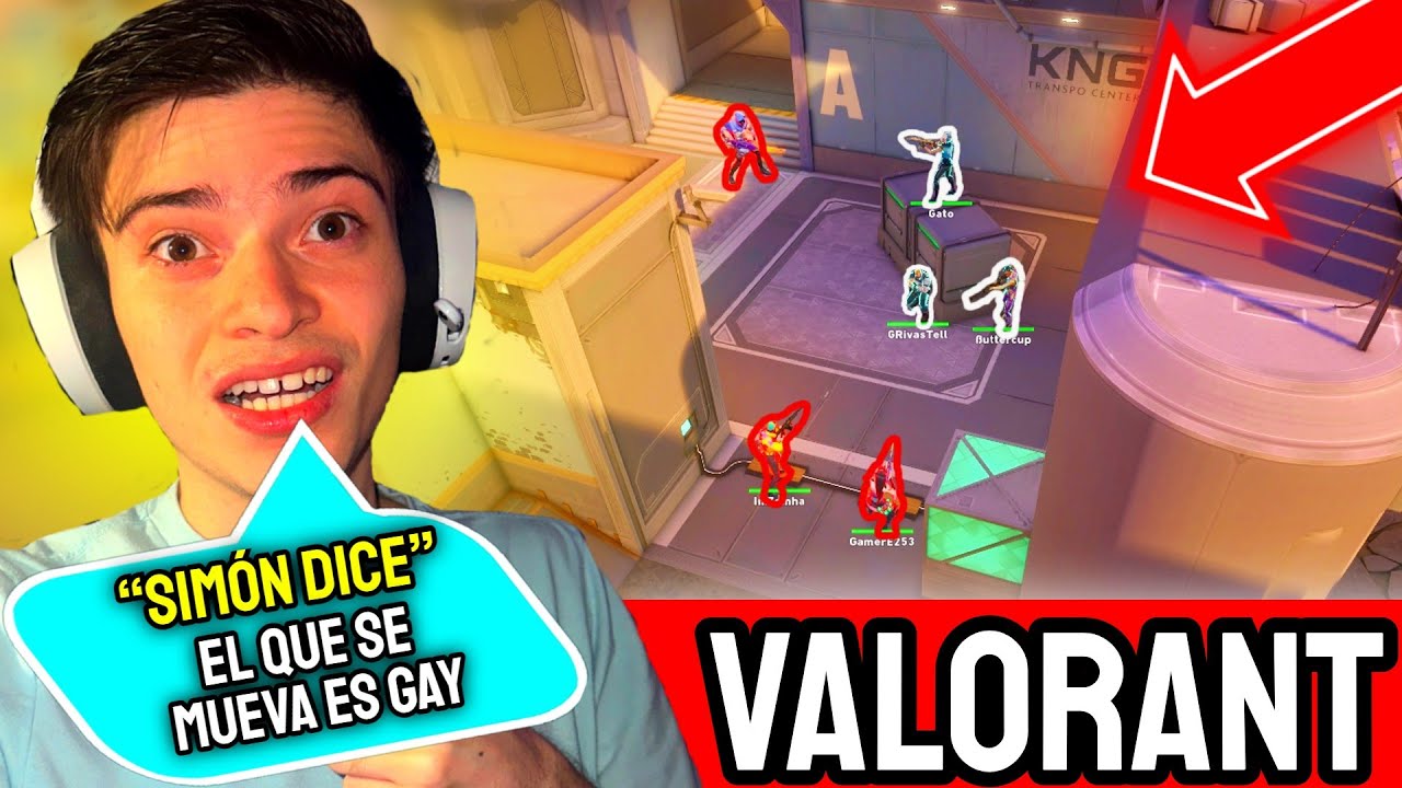 Hago un "SIMON DICE" en VALORANT y esto sucedio... - YouTube