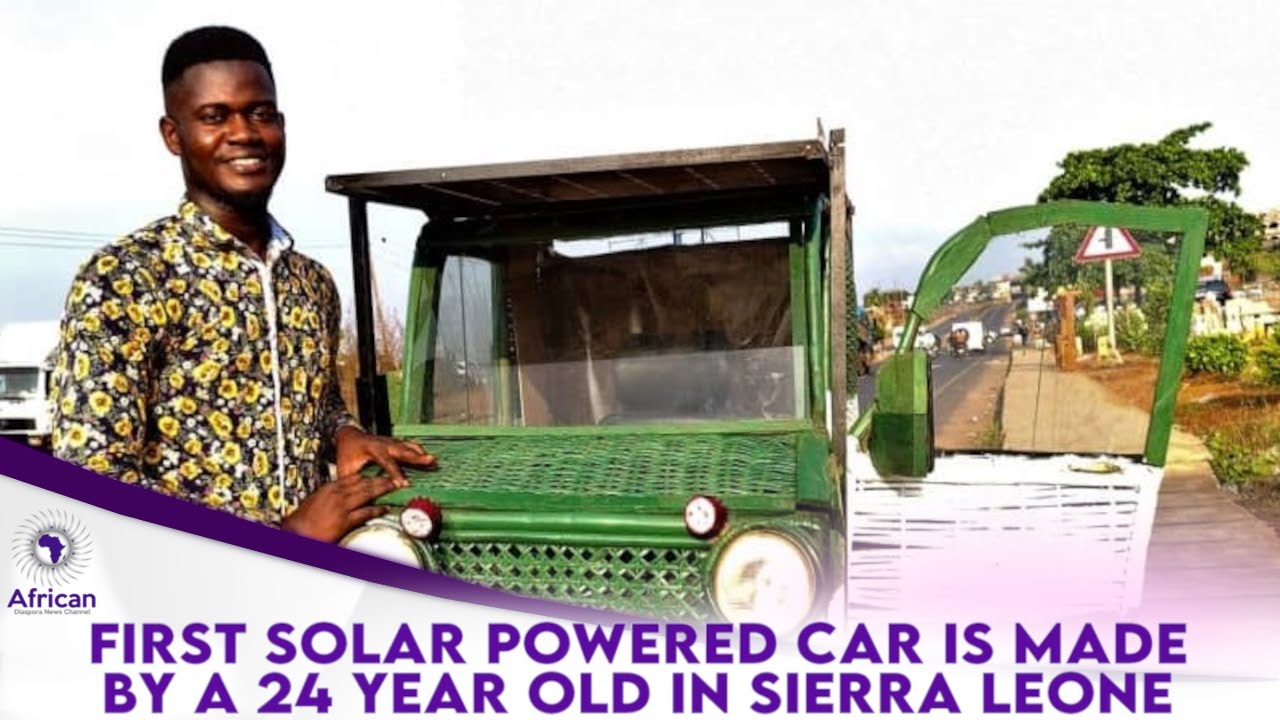 First Solar Powered Car Made Out Of Trash Invented In Africa Sierra ...