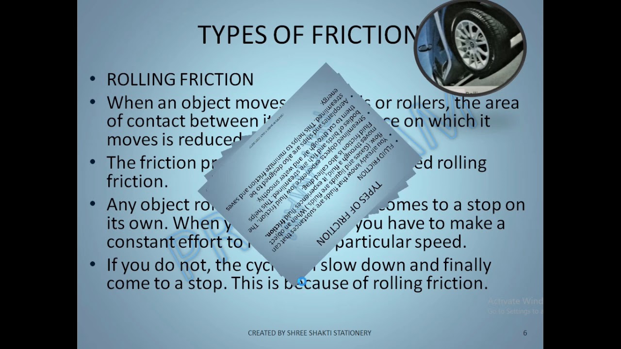 STD 8 SCIENCE NCERT CHAPTER 12 FRICTION ( PART 1) - YouTube