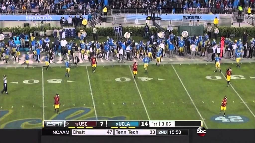 UCLA beats usc 2014 1st Half - YouTube