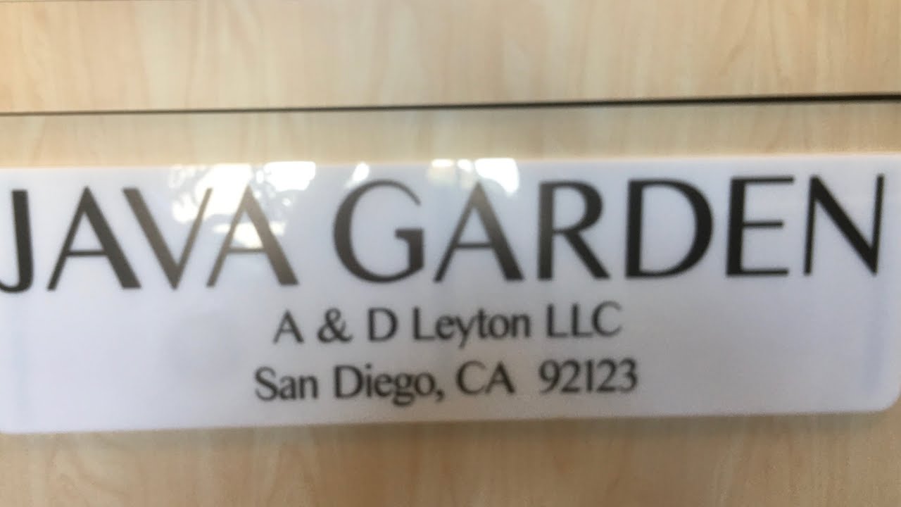 Best hotdrinks at Java Garden - 2nd day in Ca - YouTube