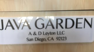 Best hotdrinks at Java Garden - 2nd day in Ca