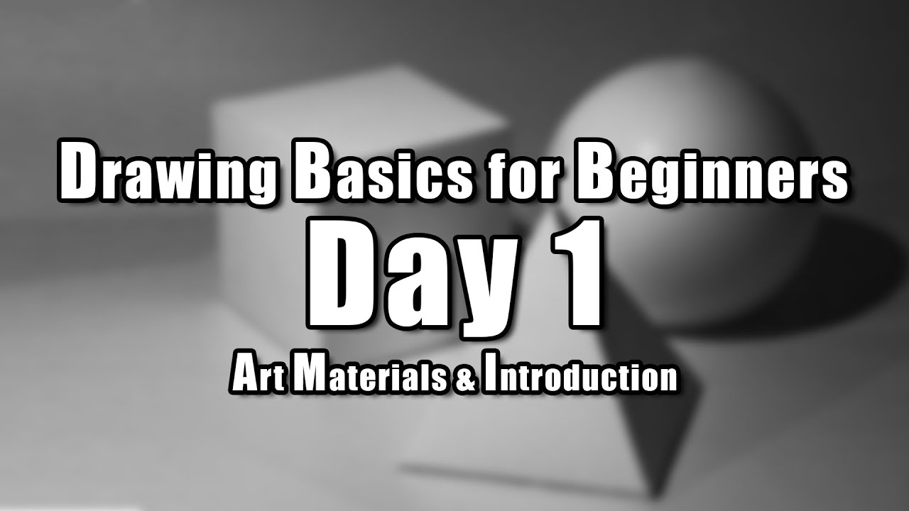 Drawing Class for Beginners - Day 1 | Warm Up Techniques in Drawing # ...