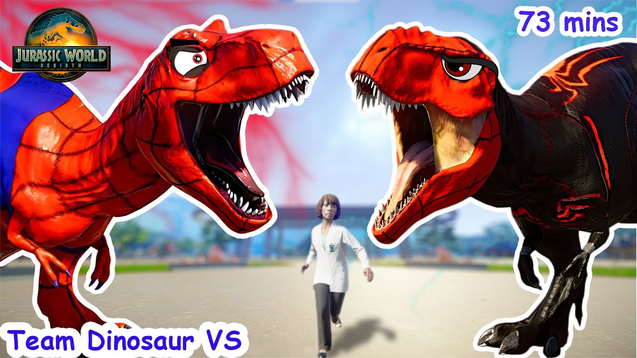 Dinosaur Battle Royale: Iron T-Rex vs Legendary Dinosaurs! ⚔️🦕🦖 - YouTube