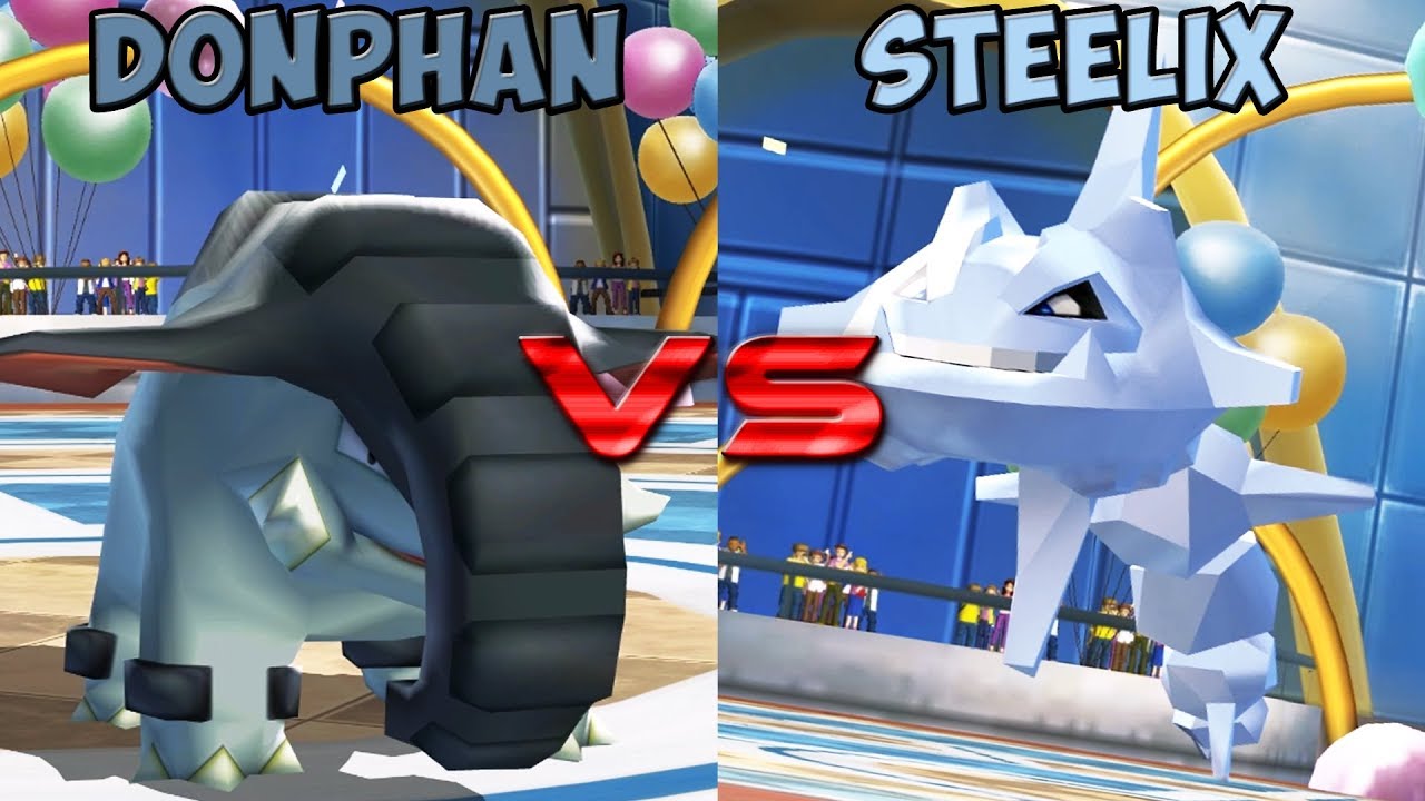 Pokemon battle revolution - Donphan vs Steelix - YouTube
