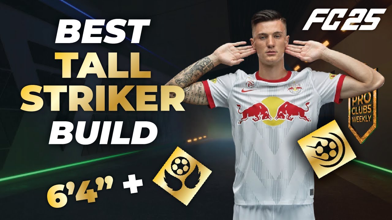 BEST TALL STRIKER BUILD | EA FC 25 PRO CLUBS BALLER BUILD - YouTube