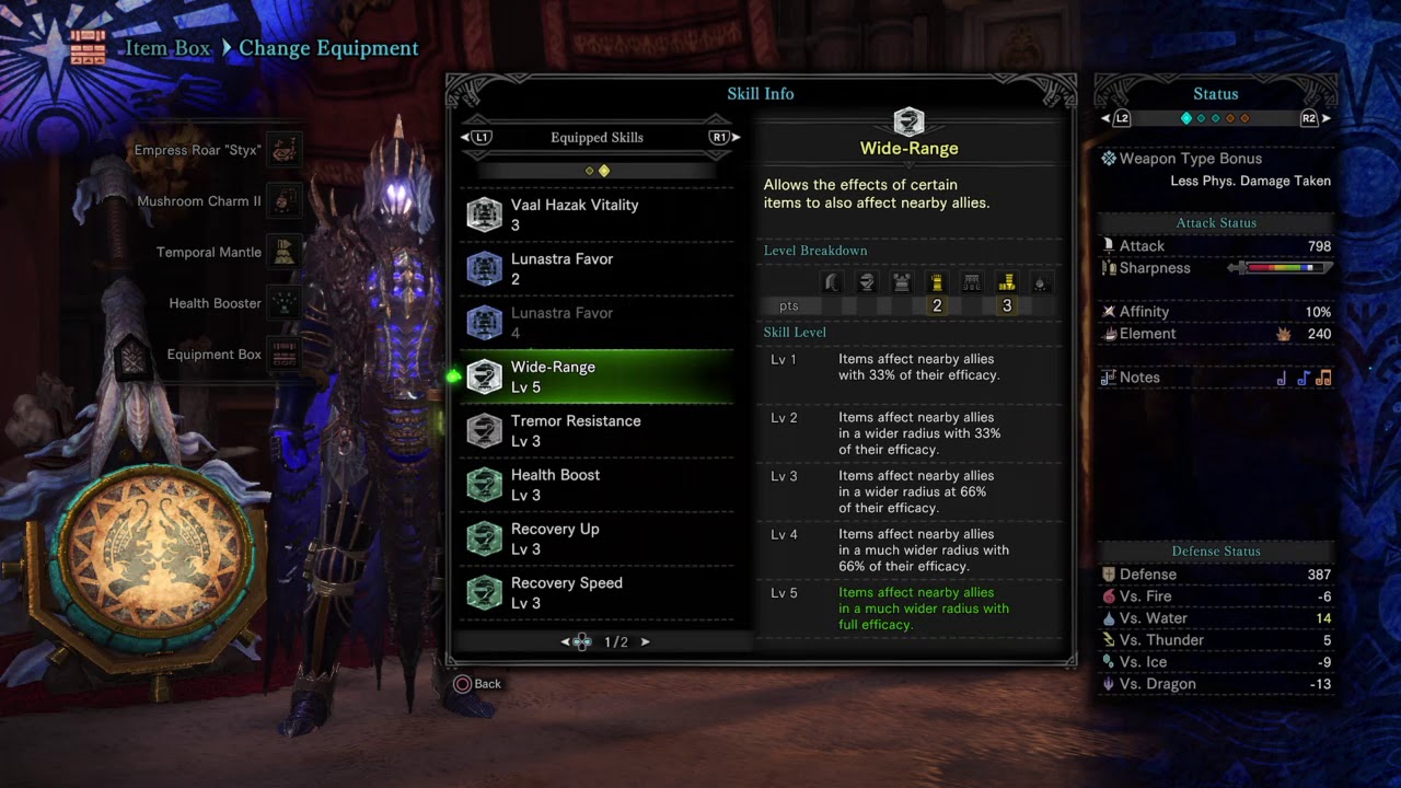 Monster Hunter: World Extreme Behemoth HH support set - YouTube