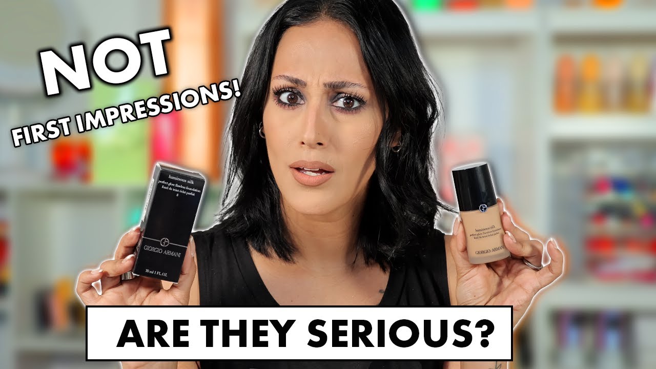 I WASN'T EXPECTING THIS FOUNDATION & AM STILL IN SHOCK! ARMANI LUMINOUS ...
