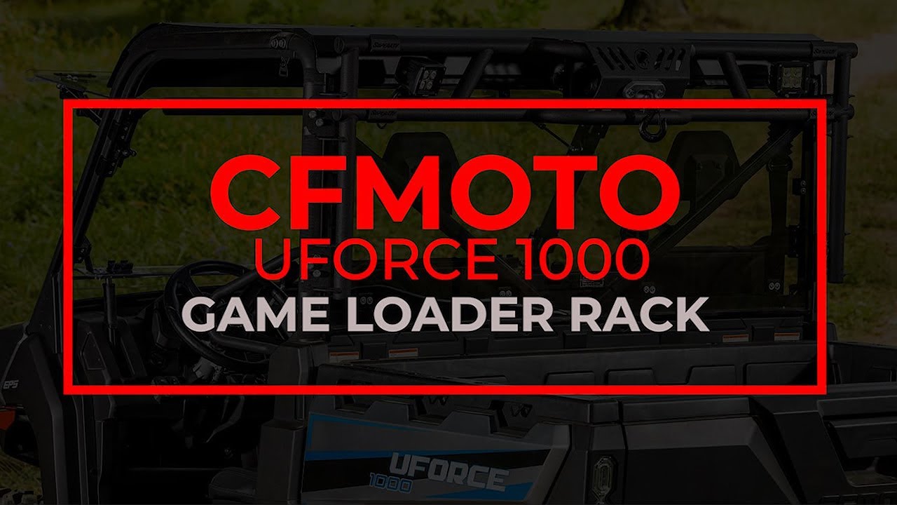 How to Install SuperATV's Game Loader Rack on the CFMOTO UForce 1000 ...
