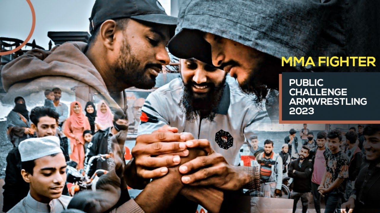 Arm wrestling public reaction | ArmWrestling Random People | Bangladesh ...