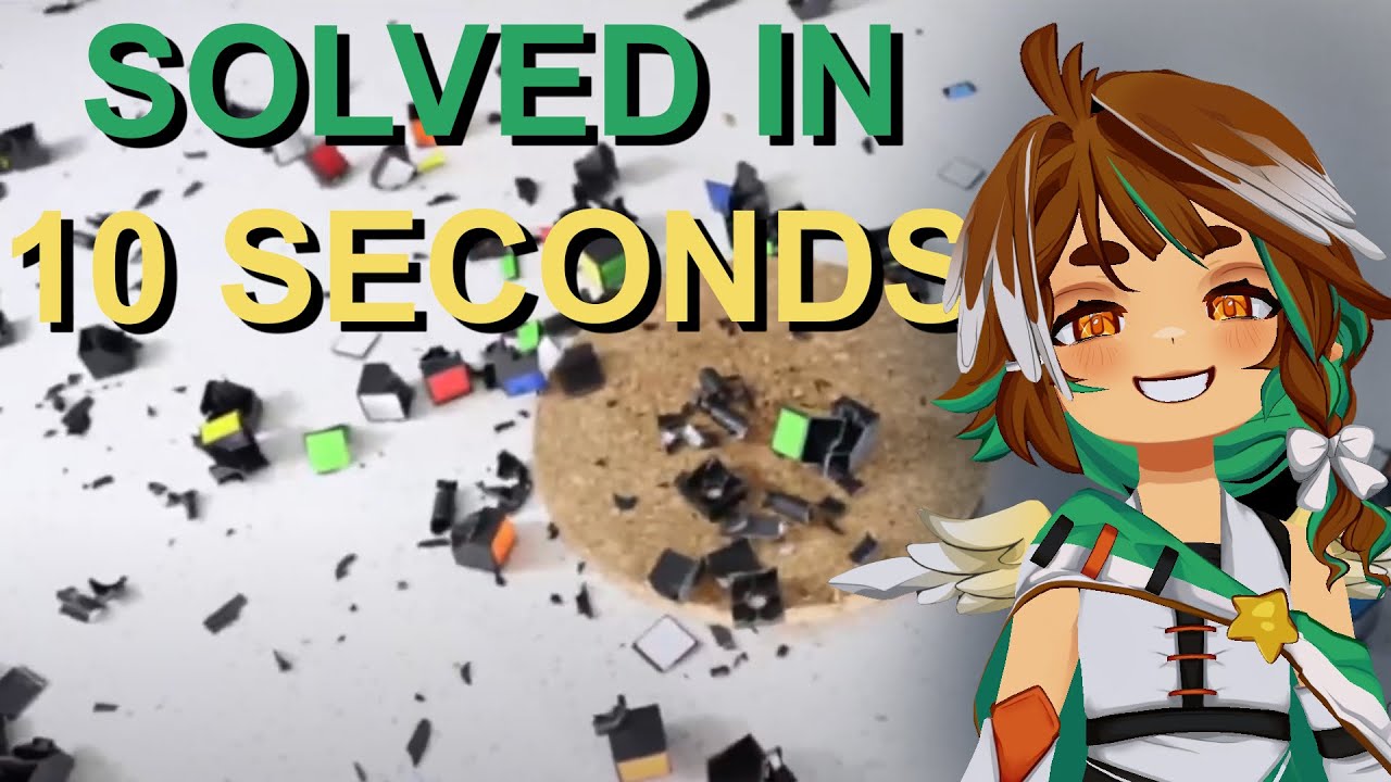 THIS VTUBER SOLVES RUBIK'S CUBE IN 10 SECONDS! #vtuber #fyp #streamer #twitch #youtube - YouTube