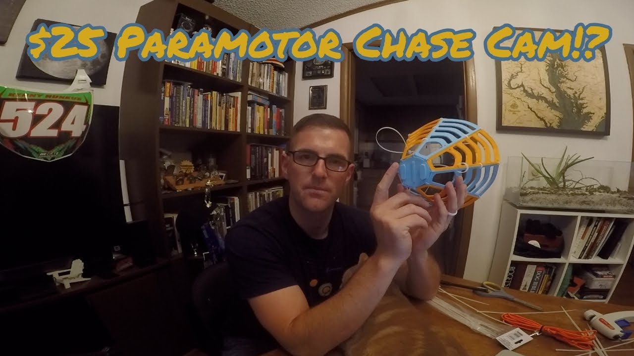 JetMan Prints 3D Paramotor PPG Chase Cam Review - YouTube