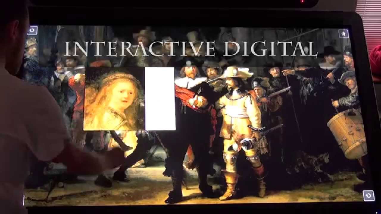 Interactive Touch Display with Museum Content - YouTube