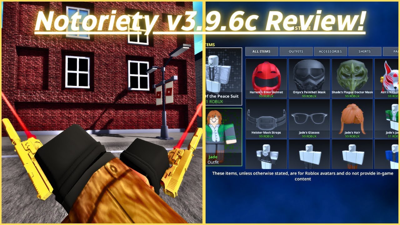 ️‍🔥 Notoriety v3.9.6b Update Review! ️‍🔥 - YouTube