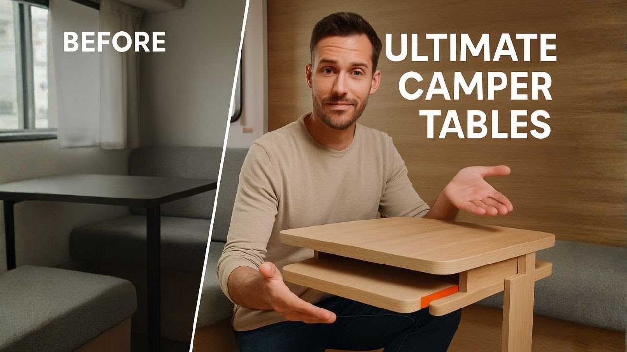 10 Genius Camper Table Ideas That Save Space & Double Your Style - YouTube