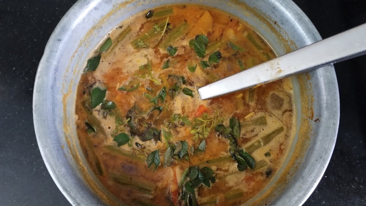 Kathirika Murangaikai Sambar/ Sambar / கத்திரிக்கா முருங்கைக்காய் ...