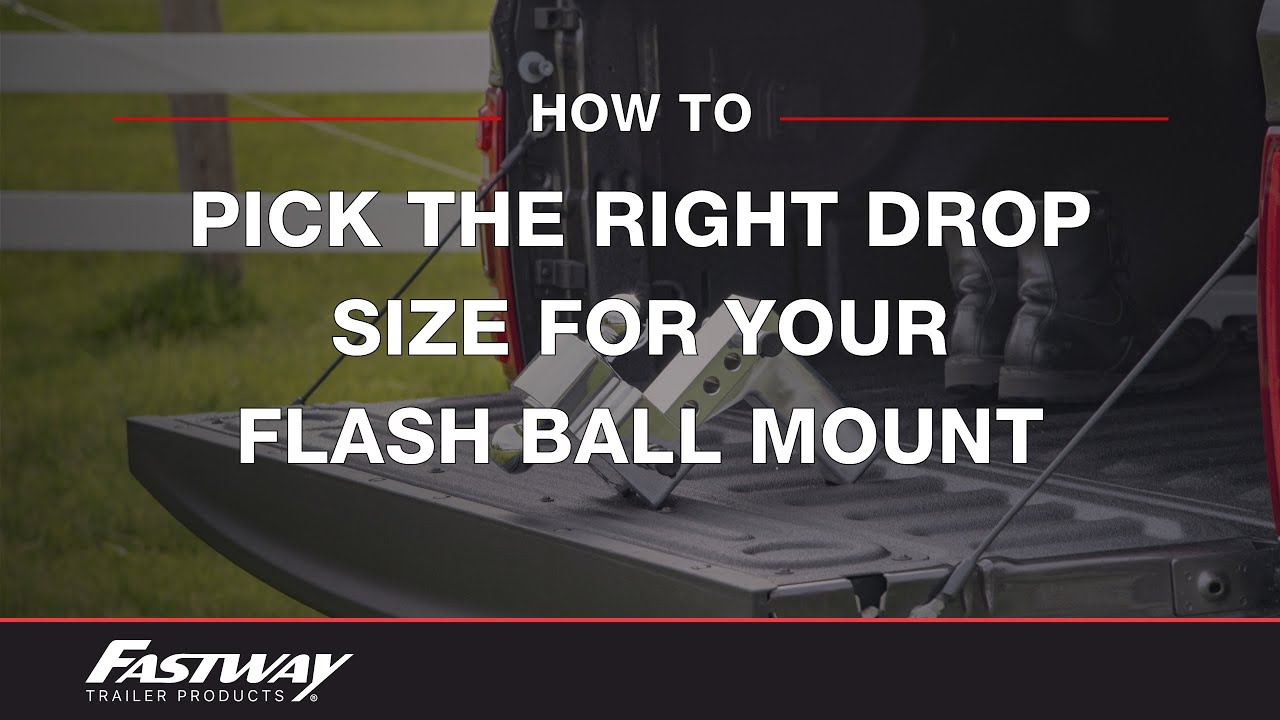 Pick The Right Drop Size For Your FLASH Ball Mount - YouTube