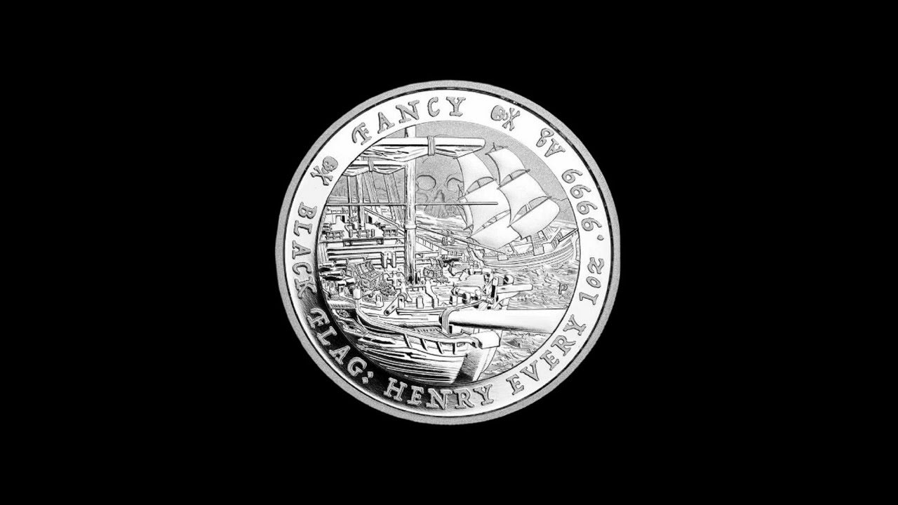 Perth Mint - 2023 - Black Flag - Fancy - Henry Every - 1 Oz - Silver ...